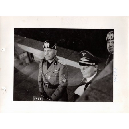 Foto Istituto LUCE visita del Duce in Germania , Mussolini e Goering